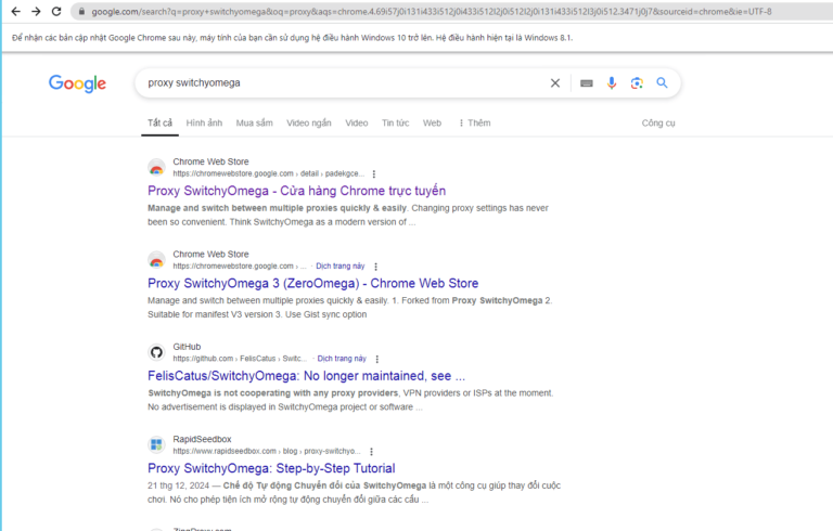 Hướng dẫn thiết lập và sử dụng proxy trong SwitchyOmega - VPSTTT